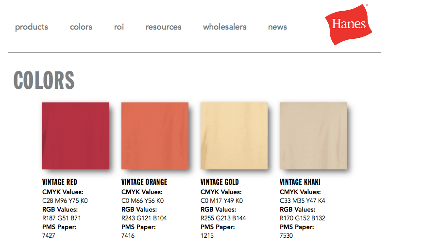 Web Wednesday - What color is that shirt? • The Ink Kitchen