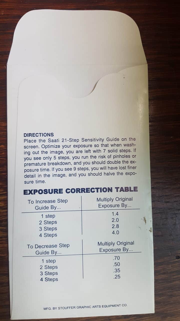 Why No Detail? Part 2. Up with Step Wedge Tests! Down with White Mesh ...